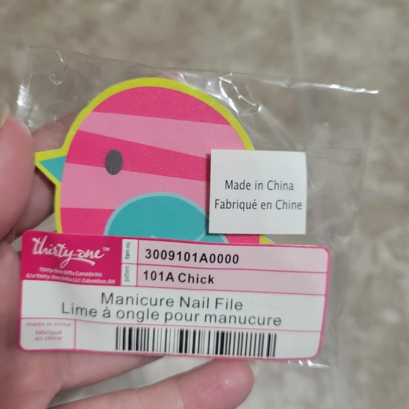 thirty-one | Bath & Body | 5 Thirtyone Nail File Chick Chicken 101a New ...